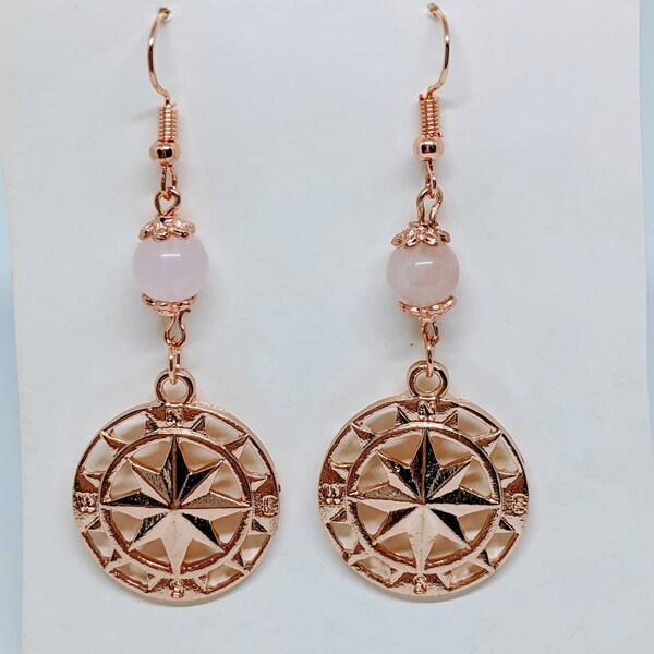 Compass Rose Earring - Etsy