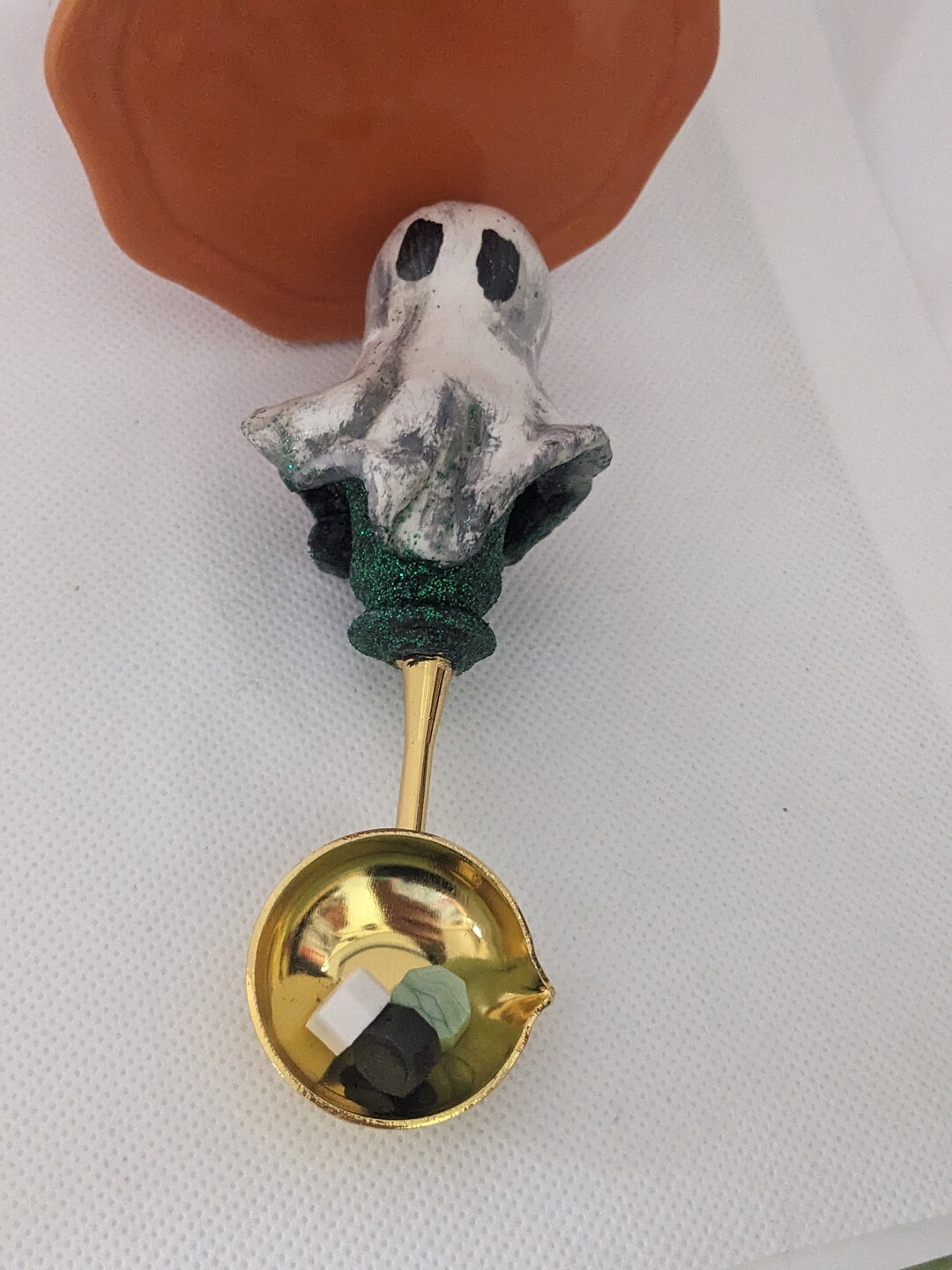 Ghost Wax Melting Spoon, Ghost Handle Spoon, Wax Seal Spoon for Wax ...