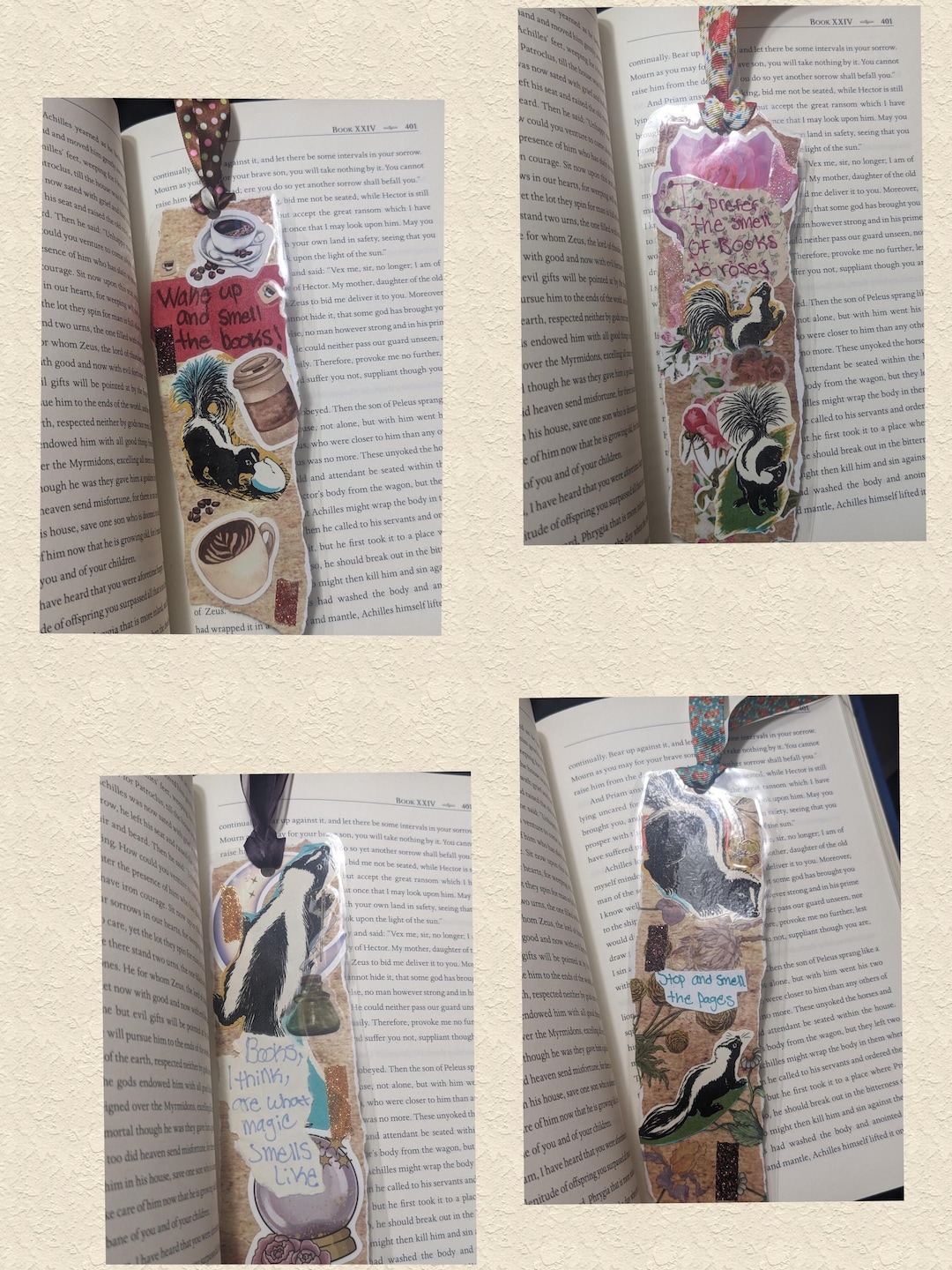 Skunk Smell Quotes Bookmarks, Laminated Bookmarks With Quotes, Skunk ...