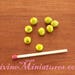 Miniature Green Apples, Dollhouse Food, 1/12 Scale Polymer Clay Fruits ...