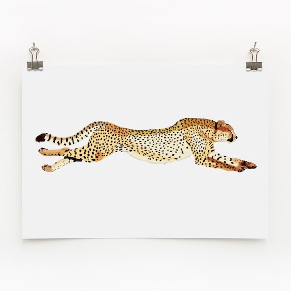 Cheetah Digital Print - Etsy
