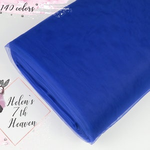 BLUE Tulle 137 Soft Luxury Tulle by the Yard 3m Wide Tulle - Etsy