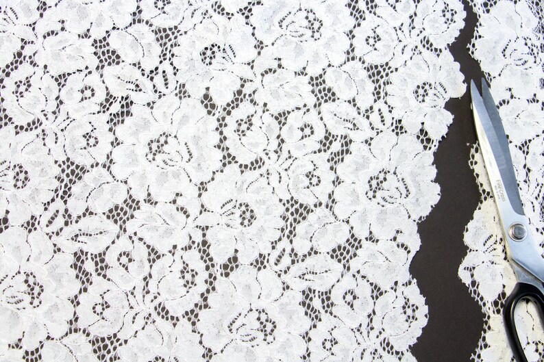 Lace Fabric Samples & Swatches: Bridal Colors Palette of | Etsy