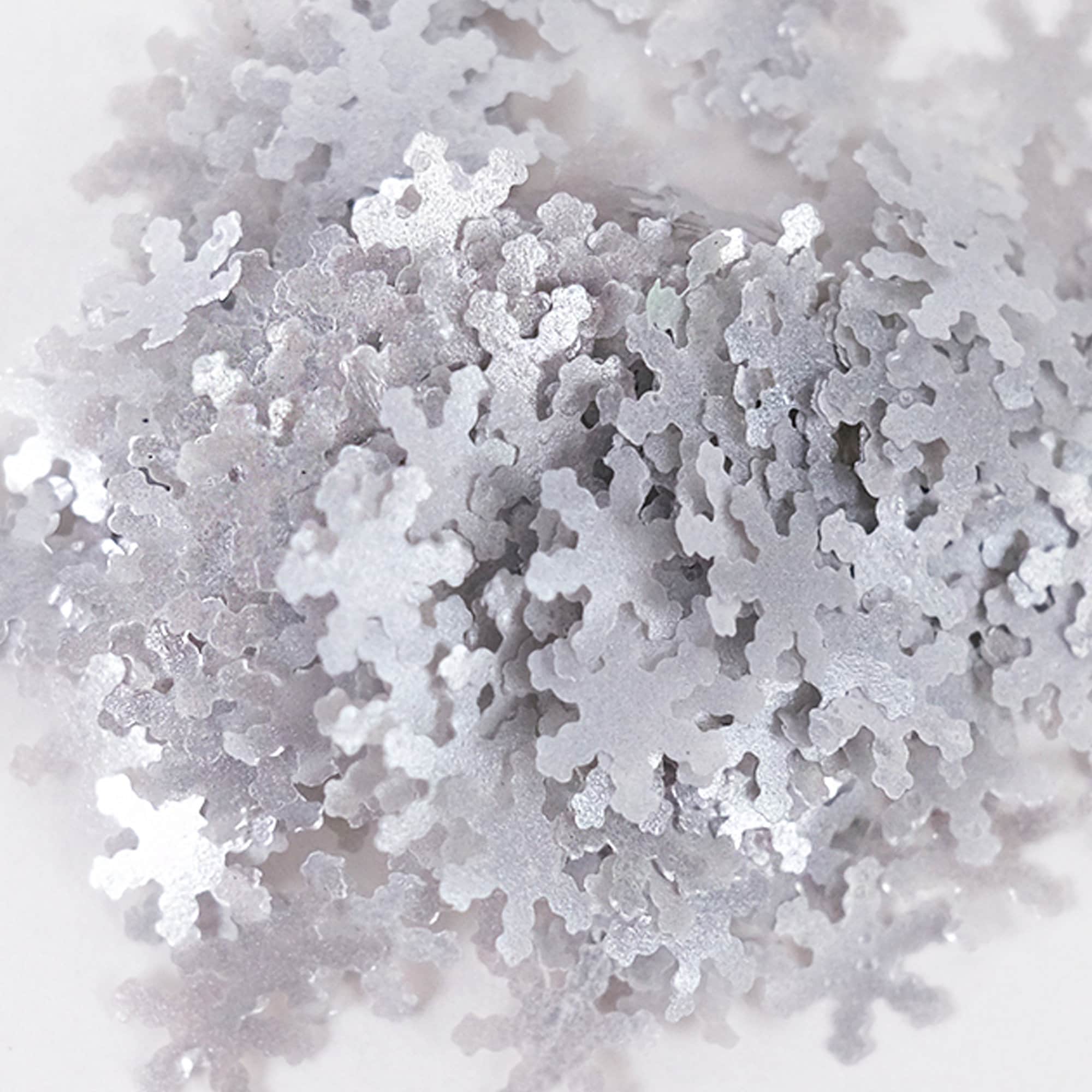 Edible Glitter Snowflakes by Kakewalk Metallic Snowflakes Edible ...