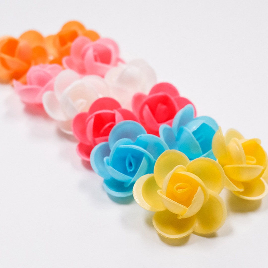 Rosy Blossom Edible Wafer Paper Flower 12 PK / Flower Topper for Cakes ...