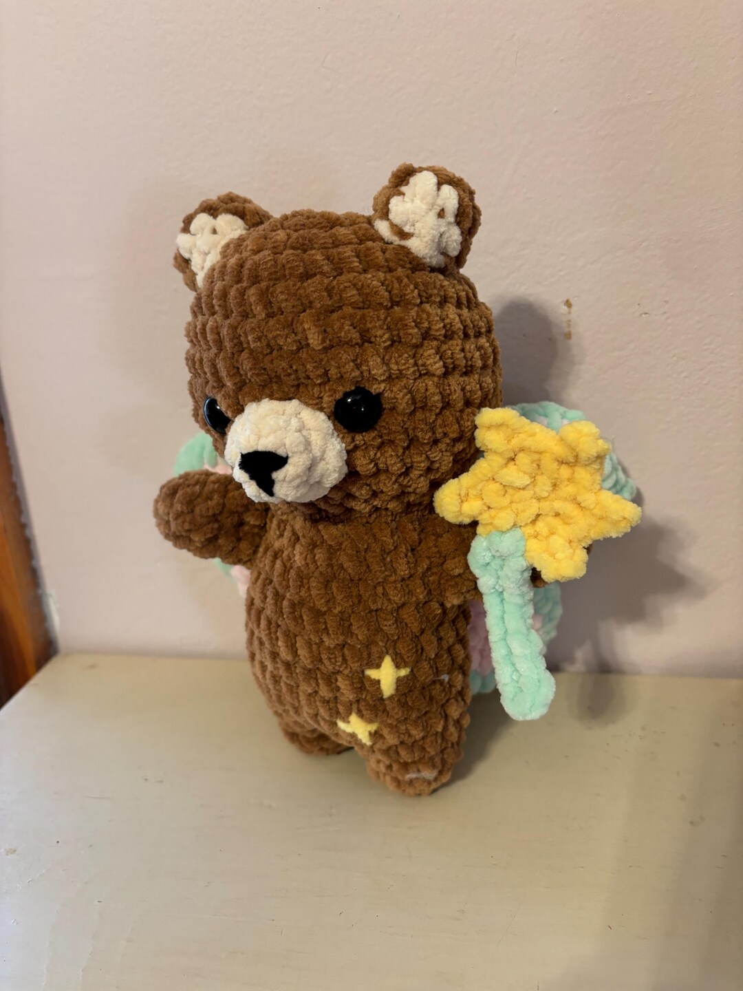 Beary Fairy Crochet Plushie - Etsy