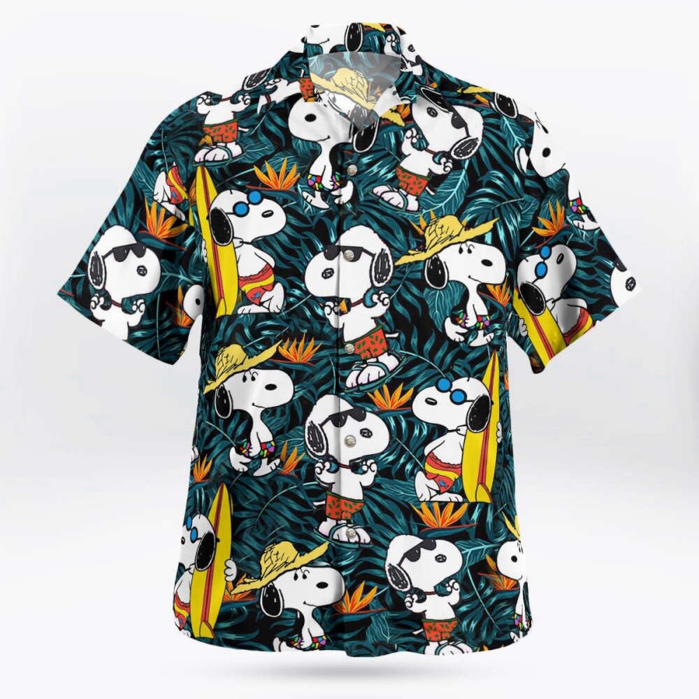 Tropical Snoopy Summer Time Hawaiian Shirt Summer Aloha Shirt For Men ...