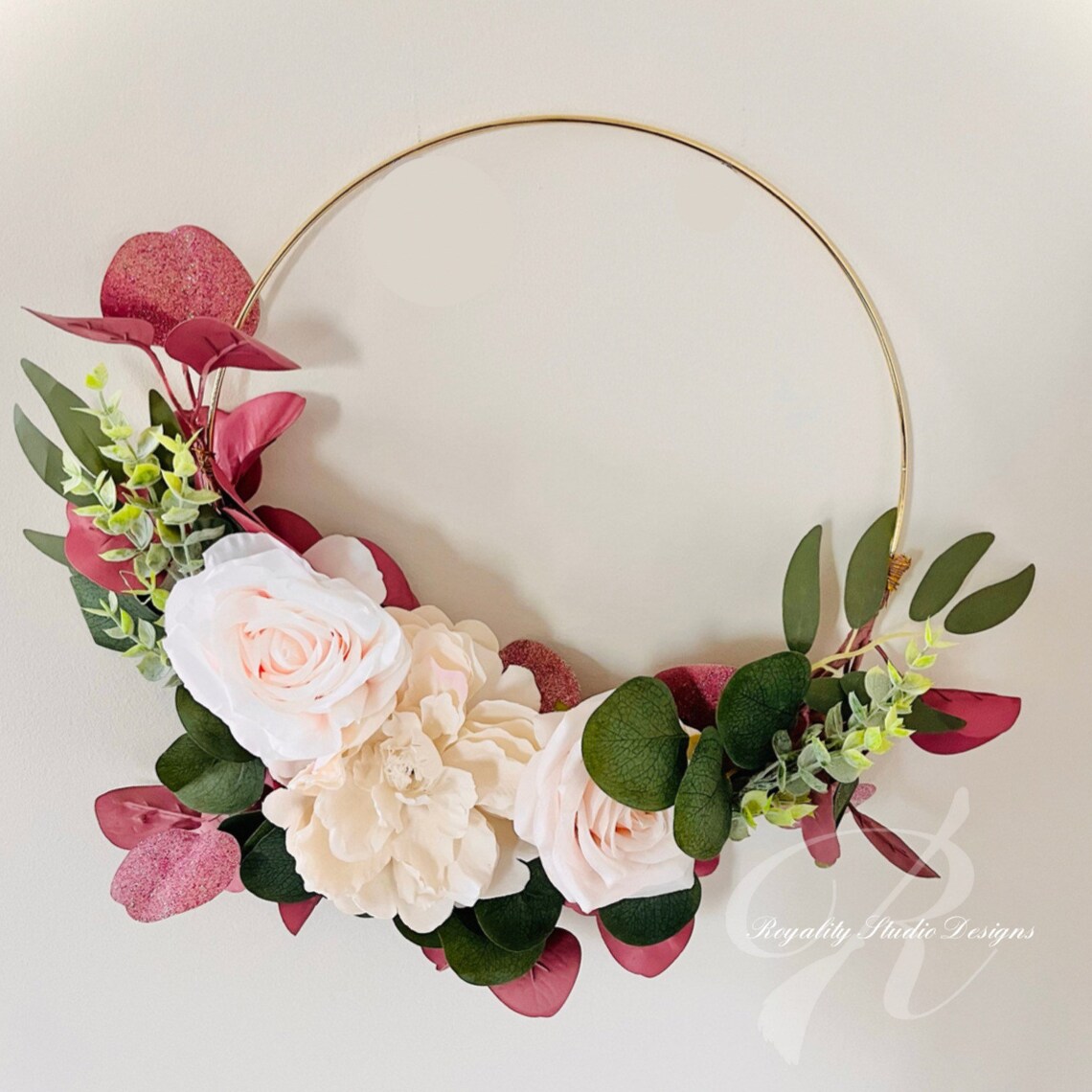 Bridal Bouquet Floral Bouquet Ring Hoop Bouquet Floral Hoop - Etsy