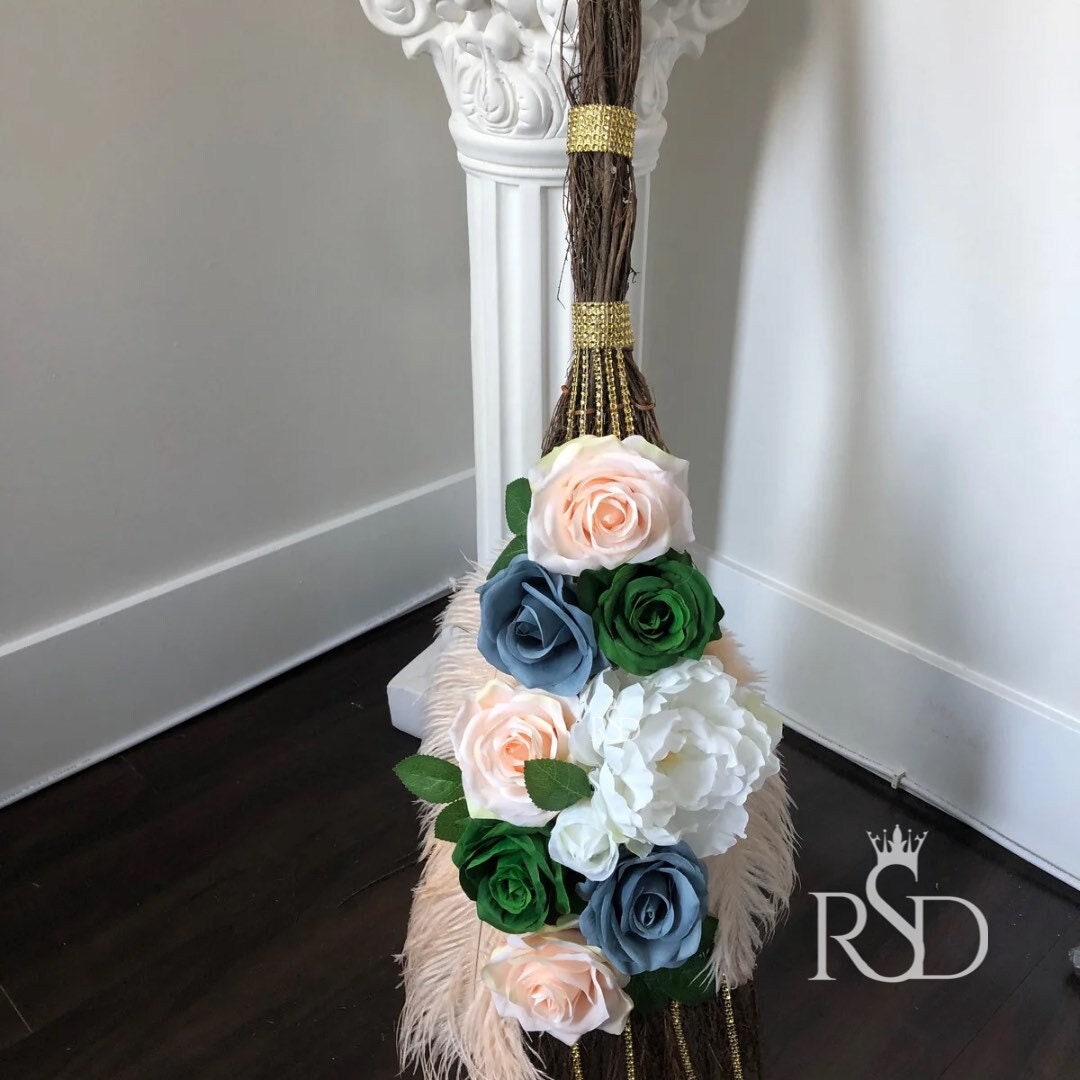 Wedding Broom- Wedding Tradition of Jumping the Broom for Couple Gift ...