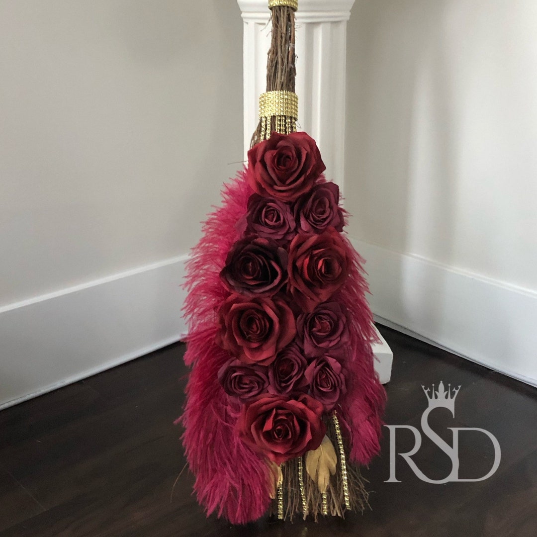 Wedding Broom for Tradition of Jumping the Broom for Couple Gift for ...
