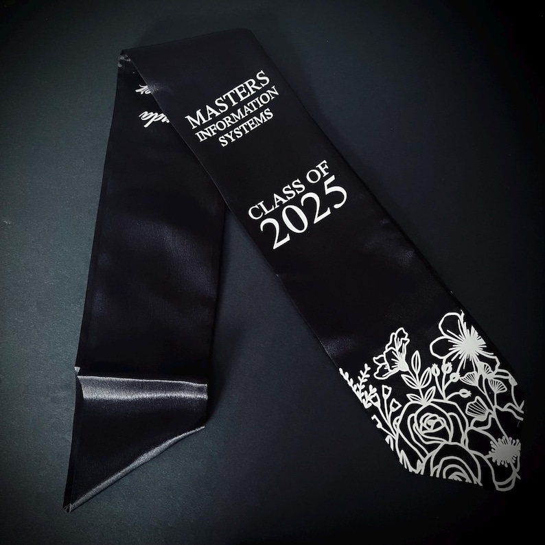 Graduation Stole for Commencement Personalized Graduation Sash Large ...