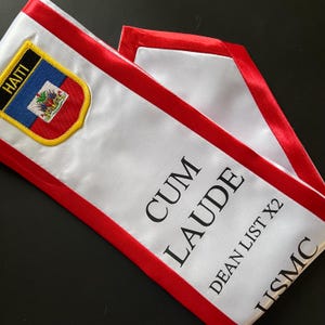 Graduation Stole for Commencement Personalized Graduation Sash ...