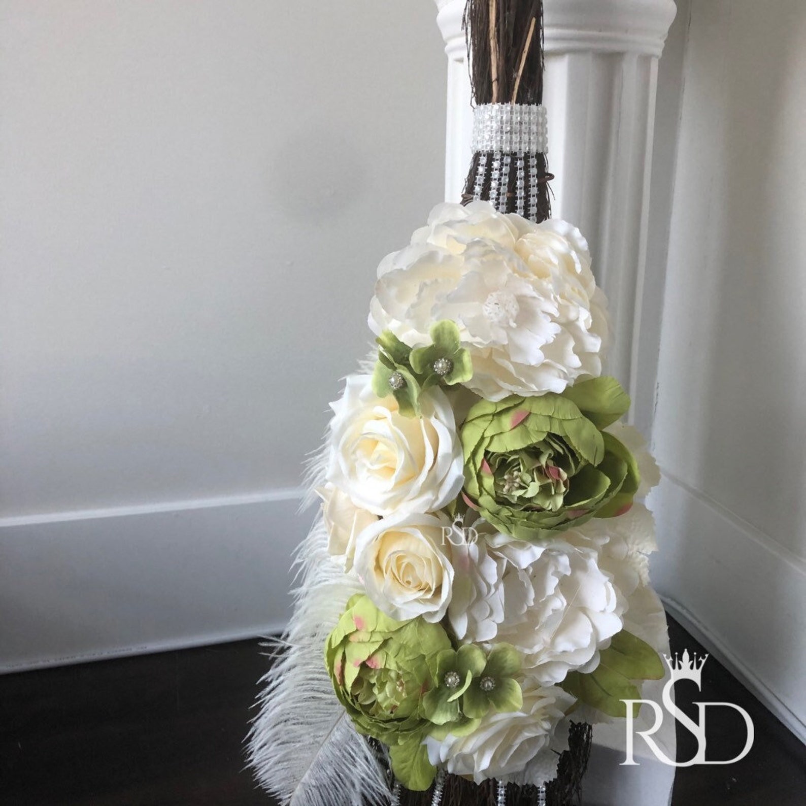 Wedding Broom for Jumping the Broom Tradition Personalized for Couple ...