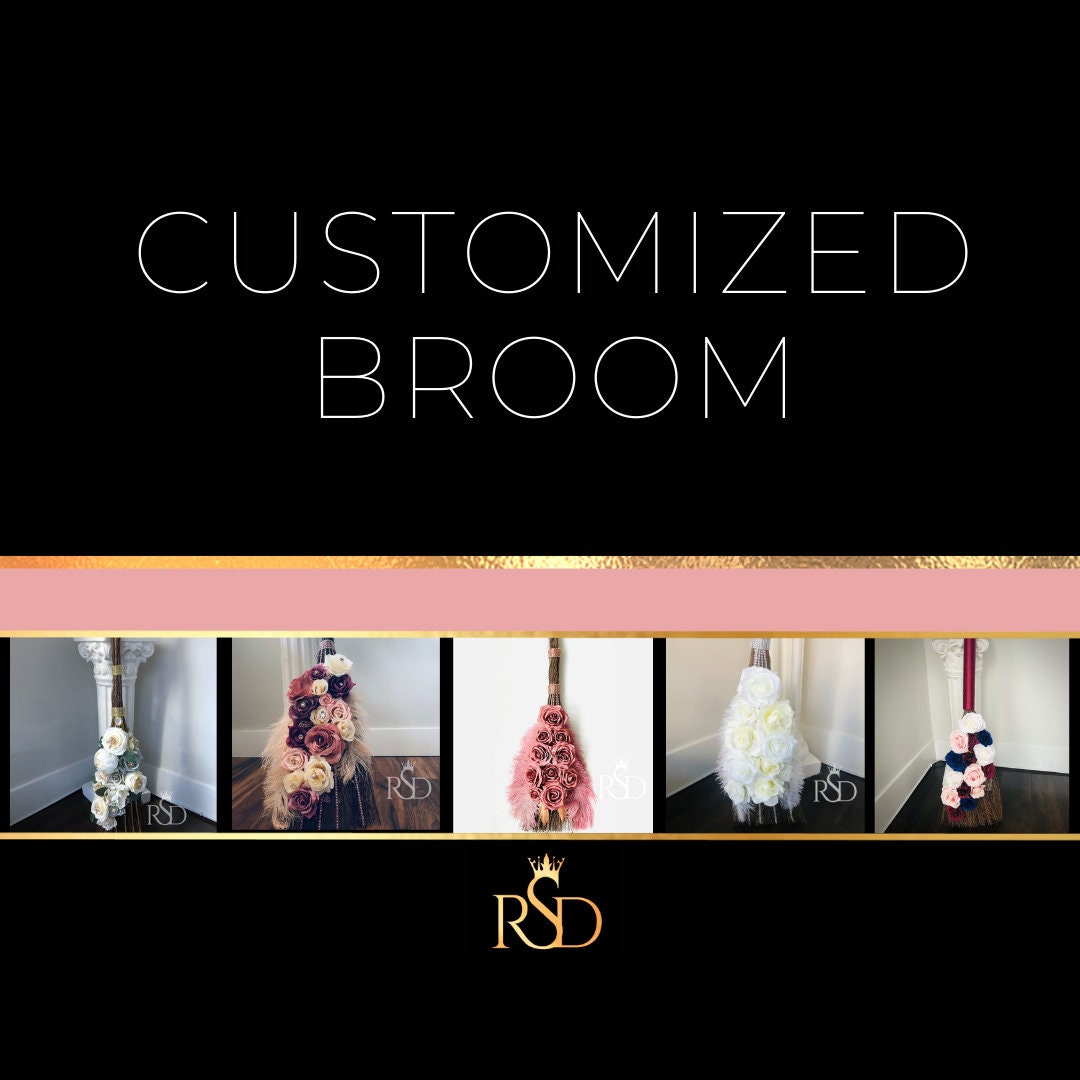 Wedding Broom Personalized for Wedding Jumping the Broom Customized for ...