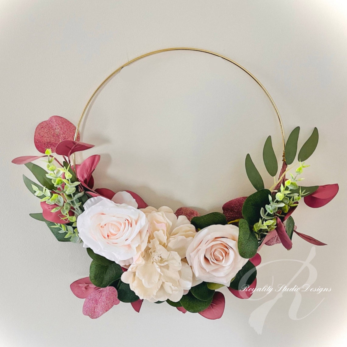 Bridal Bouquet Floral Bouquet Ring Hoop Bouquet Floral Hoop - Etsy