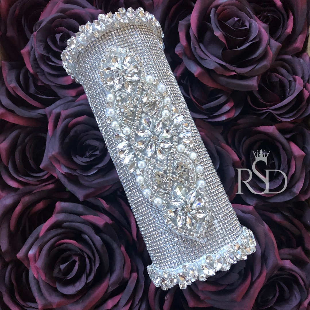 Bouquet Handle Crystal Bouquet Handle for Glam Wedding Bridal Bouquet ...