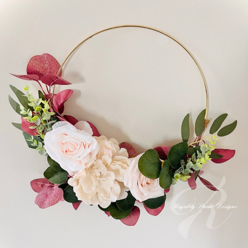 Bridal Bouquet Floral Bouquet Ring Hoop Bouquet Floral Hoop - Etsy