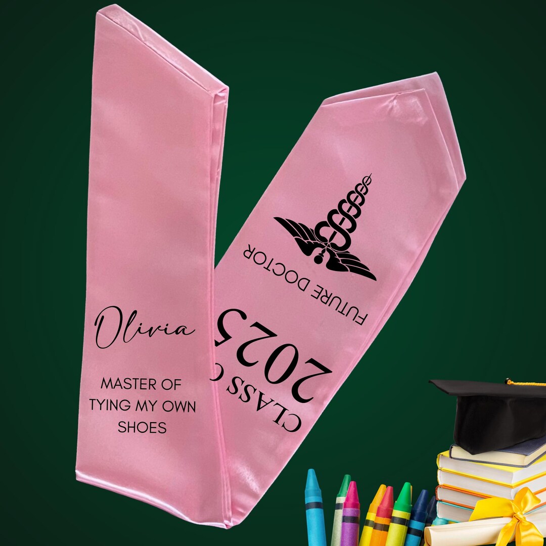 Graduation Stole for Kids Personalized Graduation Sash Customized ...
