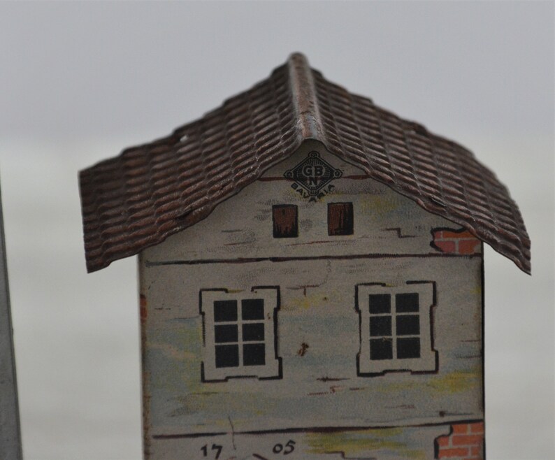 Antique Bing Tin Toy Steam Windmill and Hammer Mill, Made by the ...