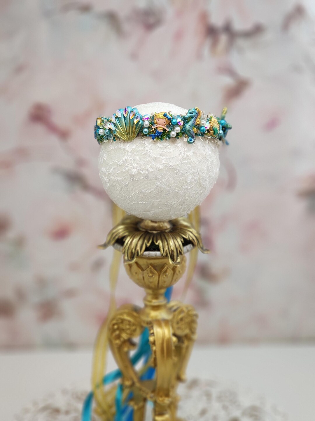 Seashell Crown: Mermaid Tiara With Pearl & Sand Dollar - Etsy