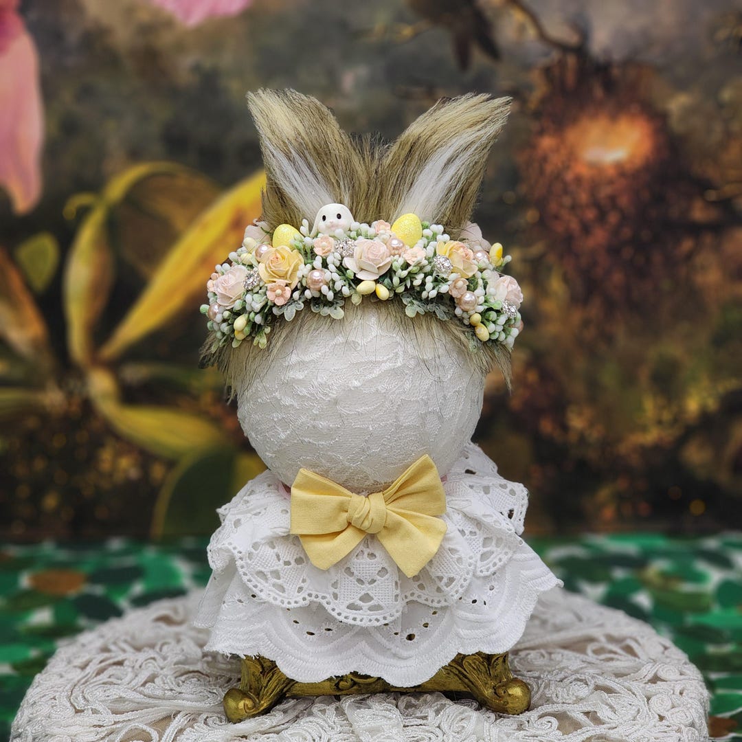 Brown Bunny Ears Crown Easter Animal Rabbit Ears Headband Tieback ...