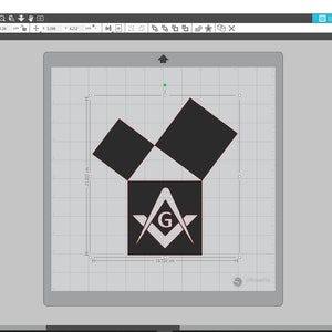 Digital Files: Pythagorean Square and Compasses Masonic Design * Cricut ...