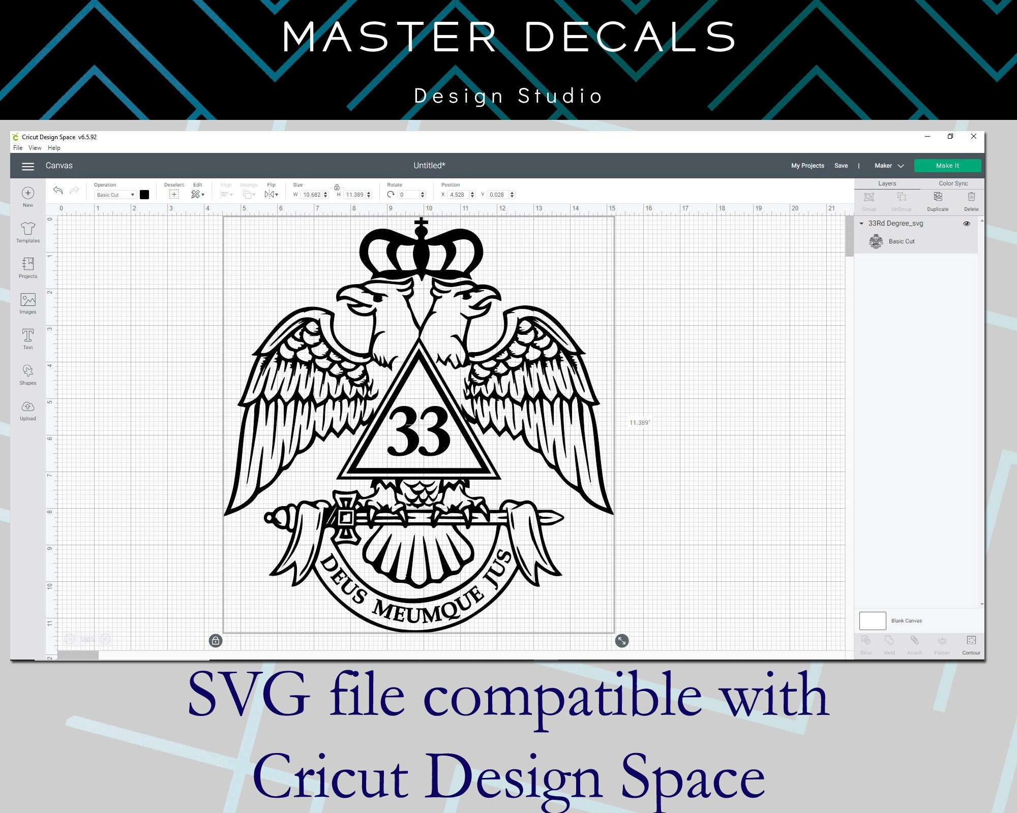 Freemason 33rd Degree Double Eagle Design (digital Download) - Etsy