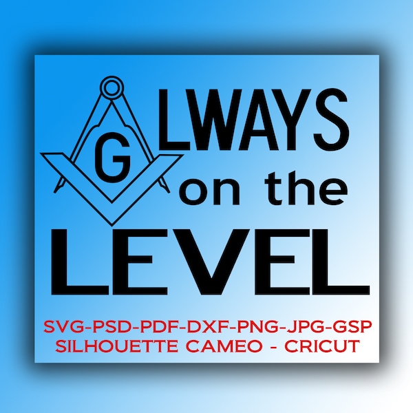 Masonic Level Svg - Etsy