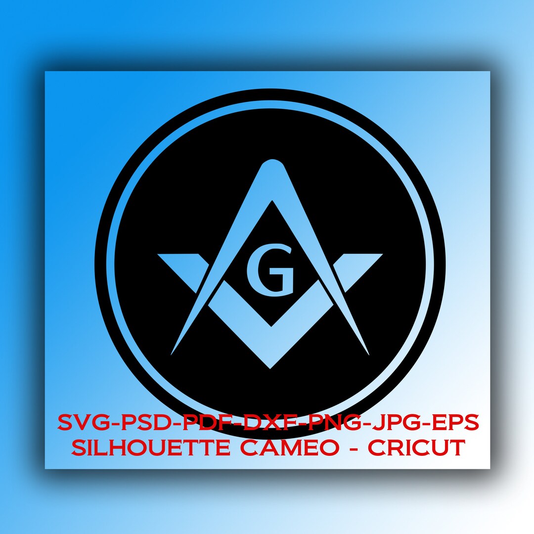 Digital Files: Freemason Square and Compasses Masonic Design Svg,dfx ...