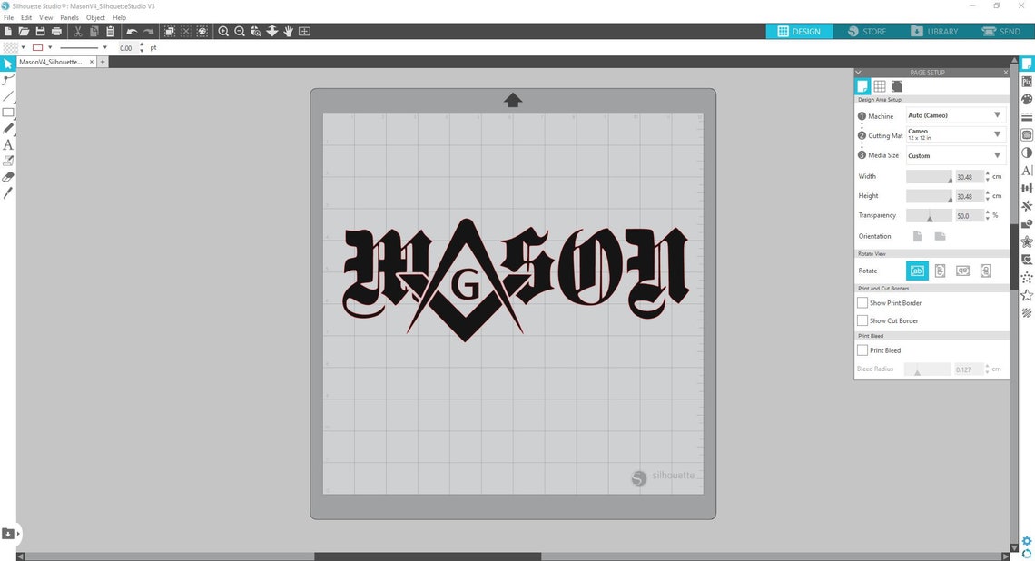 Digital Files: Freemason mason Text Design With - Etsy