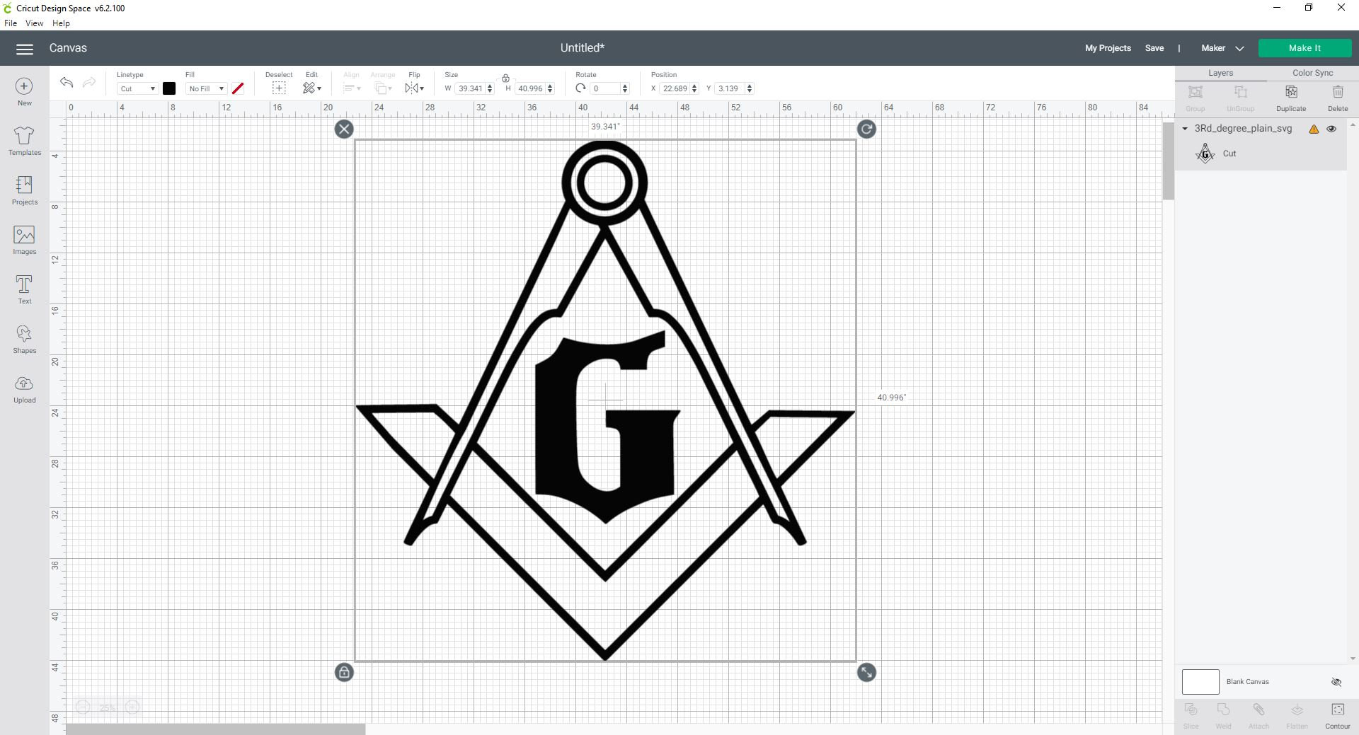 Digital Files: Freemason Square and Compasses 3rd Degree - Etsy UK