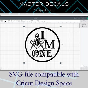Digital Files: Freemason "i Am One" Text Design With Square and ...