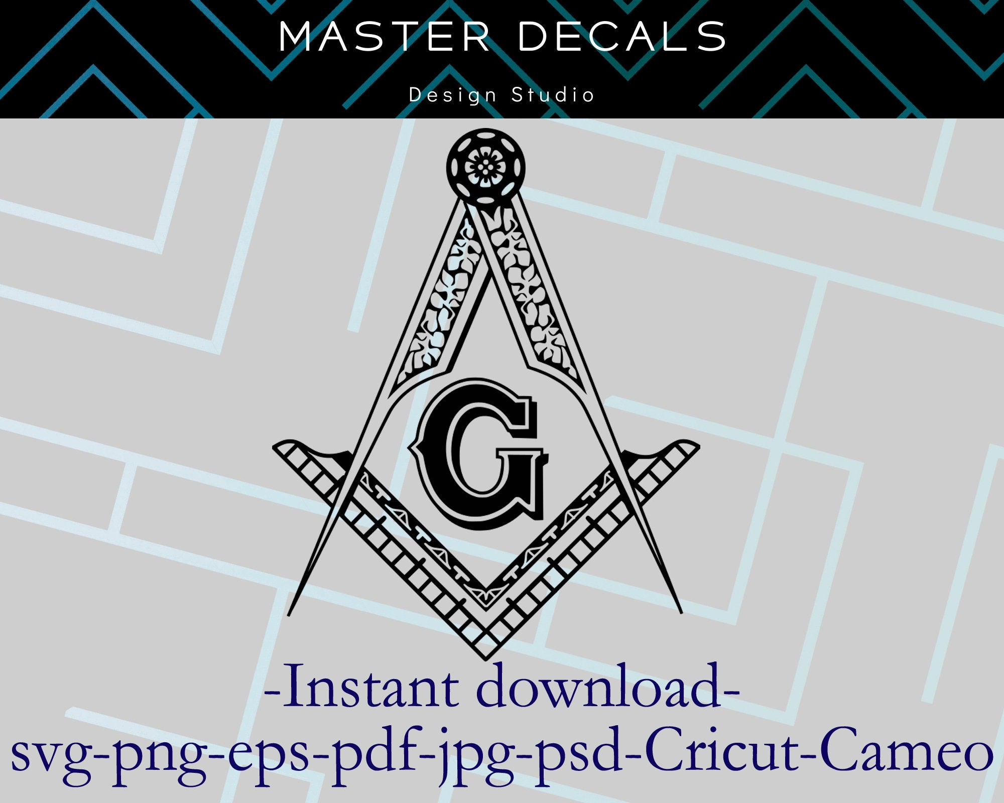 Drawing & Illustration Art & Collectibles Png Masonic symbols Eps Dxf ...