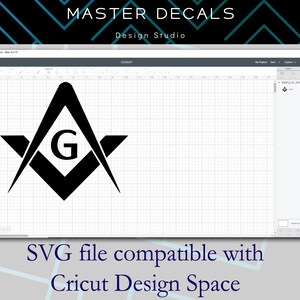 Digital Files: Freemason Simple Square and Compasses Design (ver.5)-svg ...