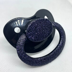 Black Glitter Paci, Adult Paci, Adult Pacifier, Abdl, Adult Baby ...