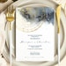 Celestial Star Chart Wedding Invitation; Moon and Stars Astronomy; Navy ...