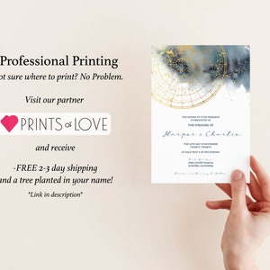 STAR CHART Star Wedding Vow Book Wedding Vow Cover Wedding | Etsy