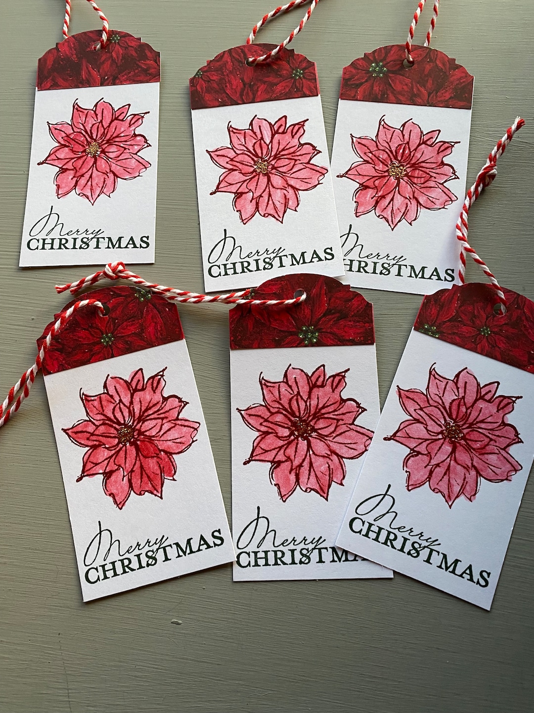 Christmas Gift Tags Handmade, Holiday Gift Tags, Winter, Tags, Handmade ...