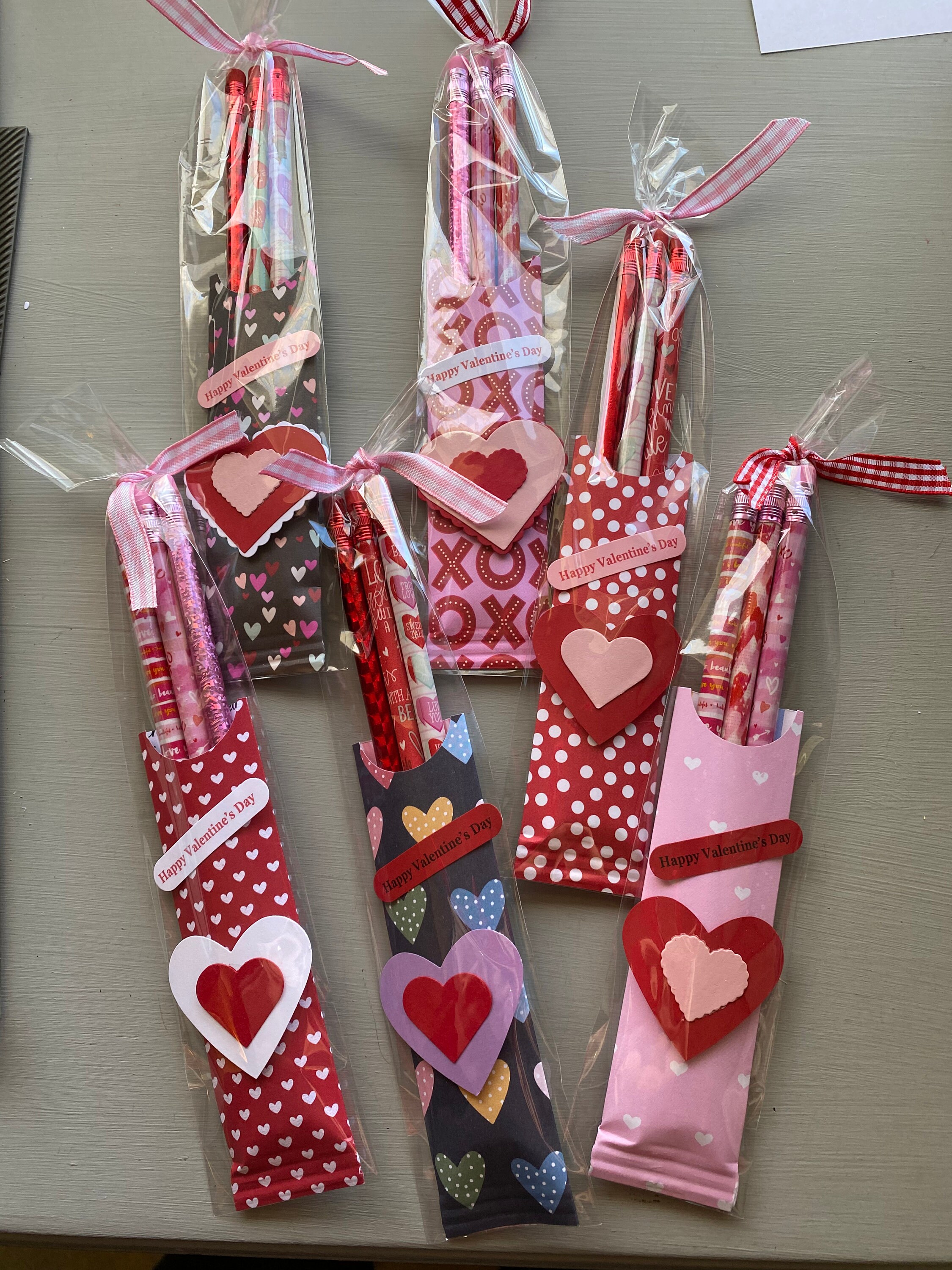 Package of 3 Valentines Day Pencil Treats W-pencils Included, Valentine ...