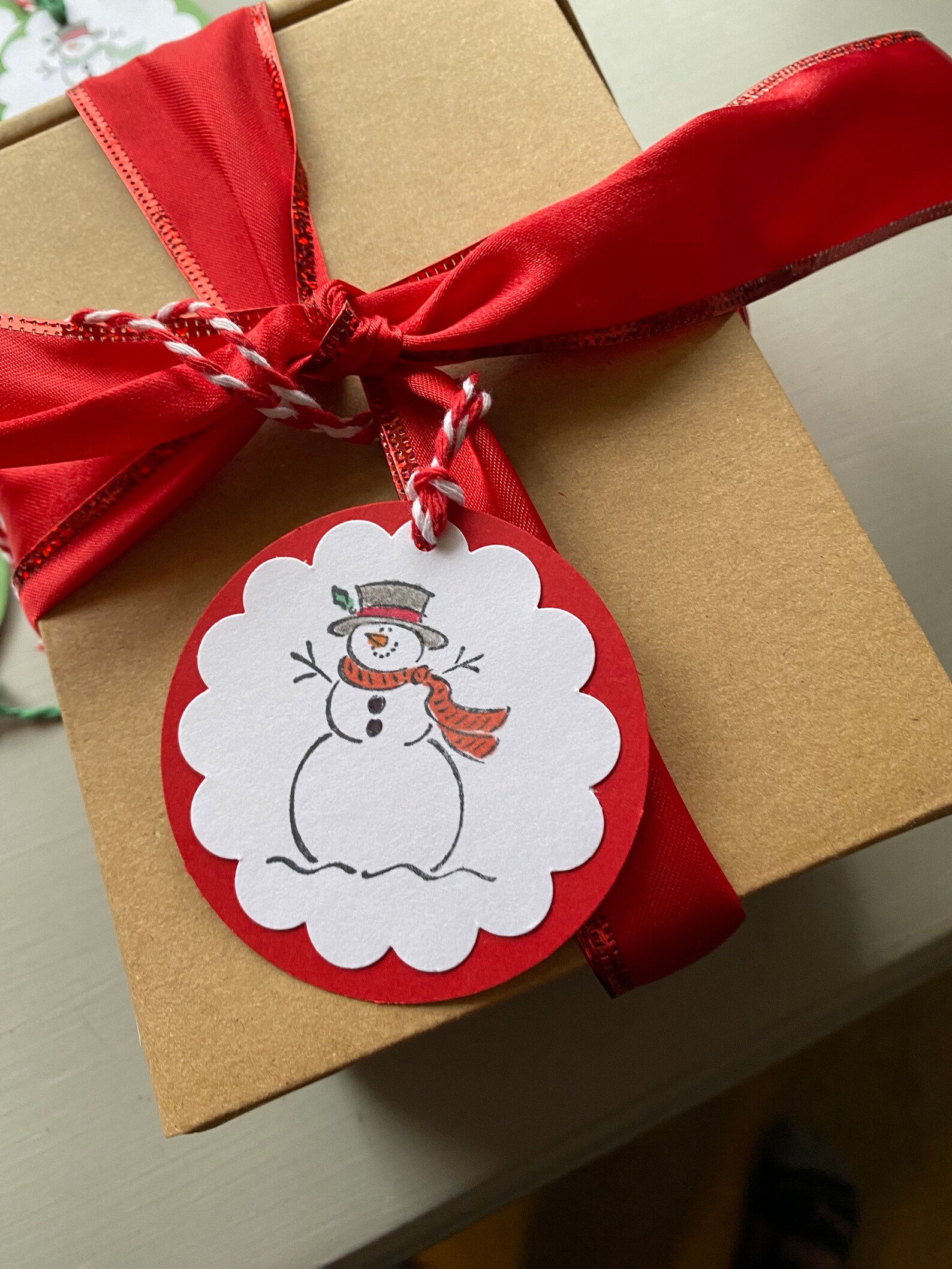 Christmas Gift Tags Handmade, Snowman, Gift Tags, Tags, Handmade ...