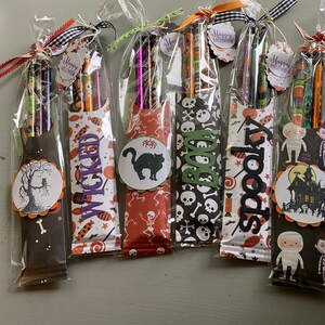 Package of 3 Halloween Pencil Treats, Pencils Included. Trick or Treat ...