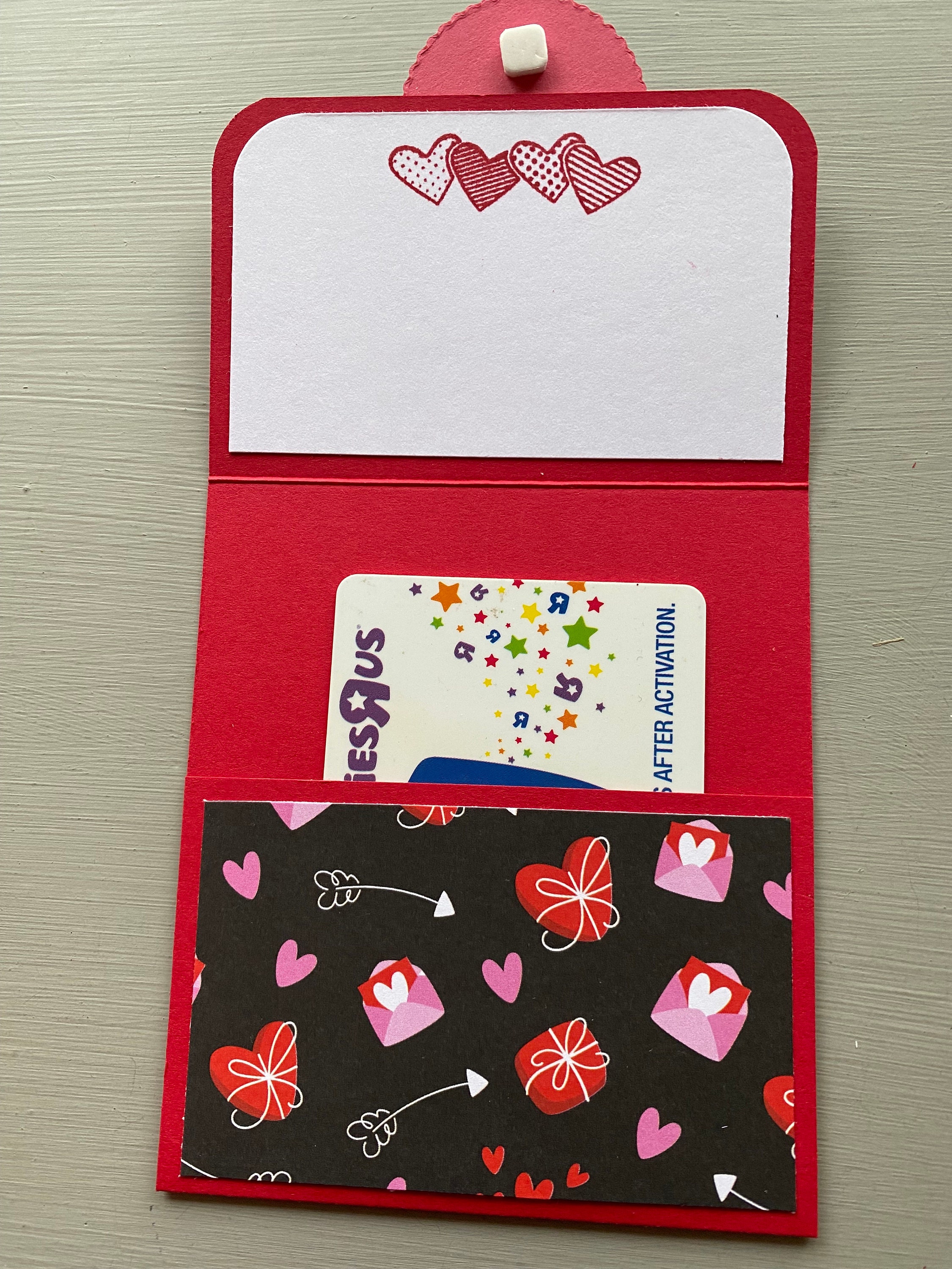 Valentine Gift Card Holder, Valentines Day Card, Treat Holder, Candy ...