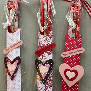 Package of 3 Valentines Day Pencil Treats W-pencils Included, Valentine ...