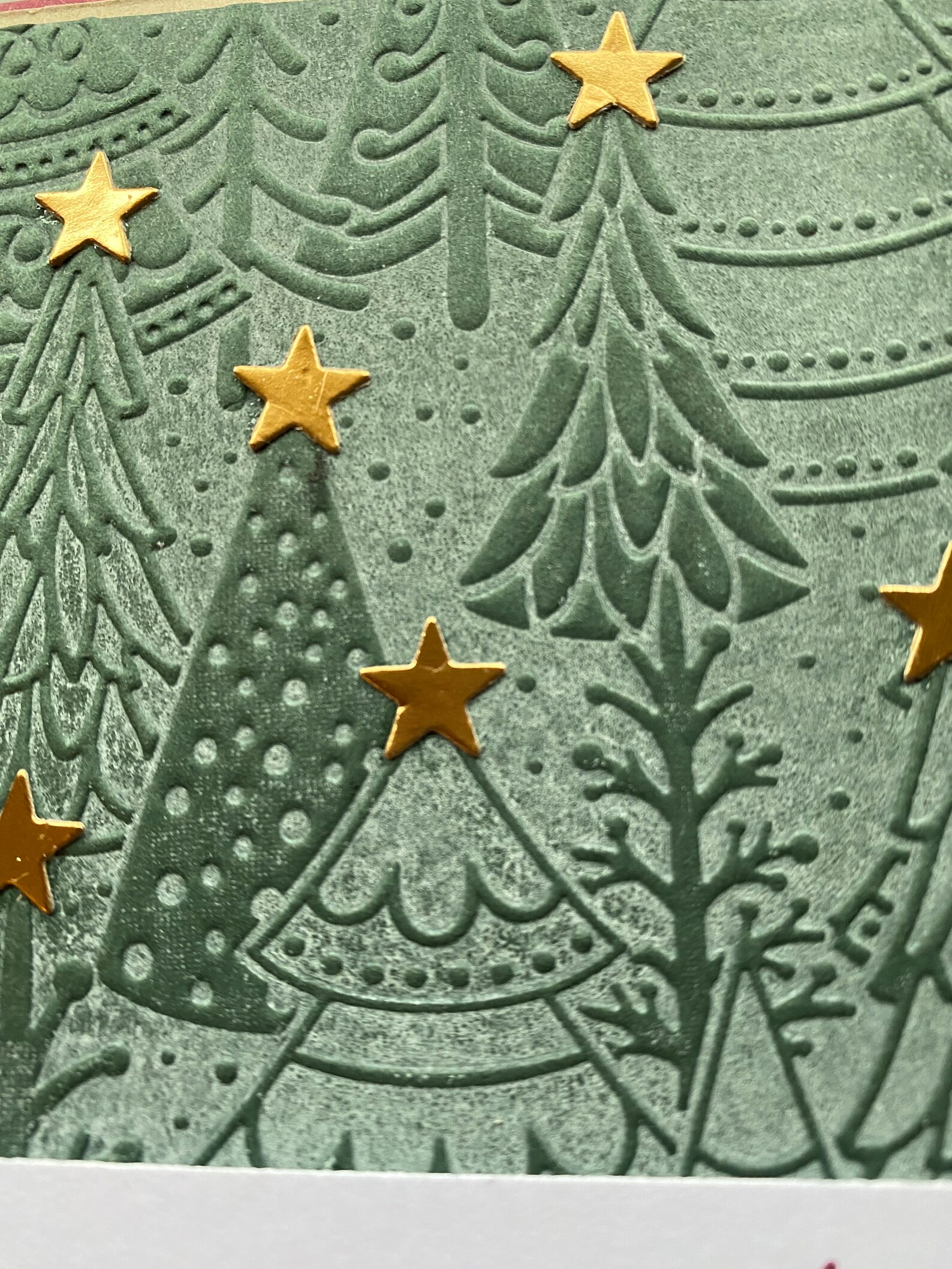 Whimsical Trees Christmas Cards With Envelopes, Set of 4 or 6, Merry ...