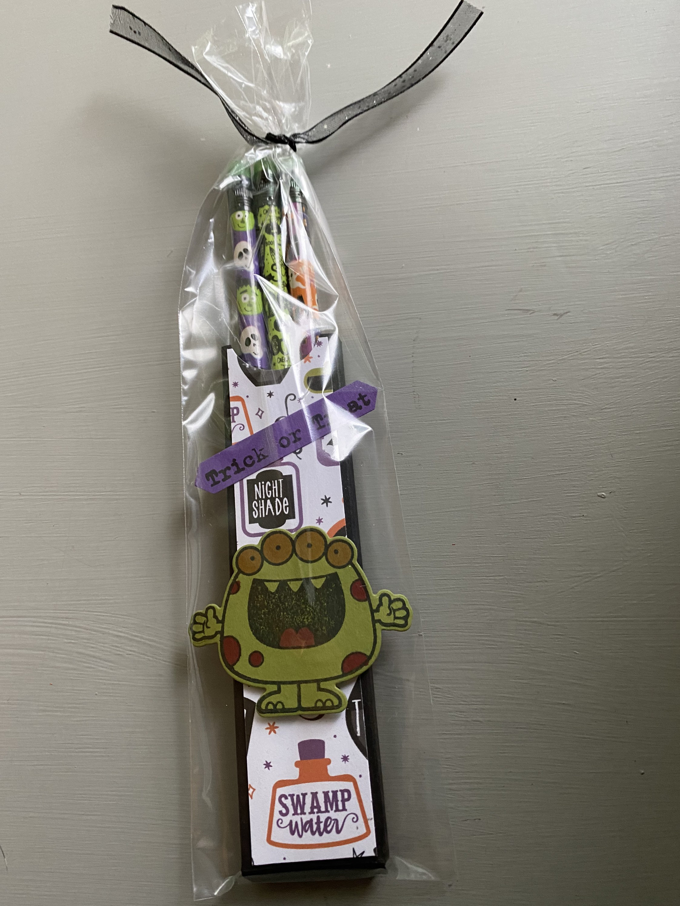 Package of 3 Halloween Pencil Treats Pencils Included Trick - Etsy