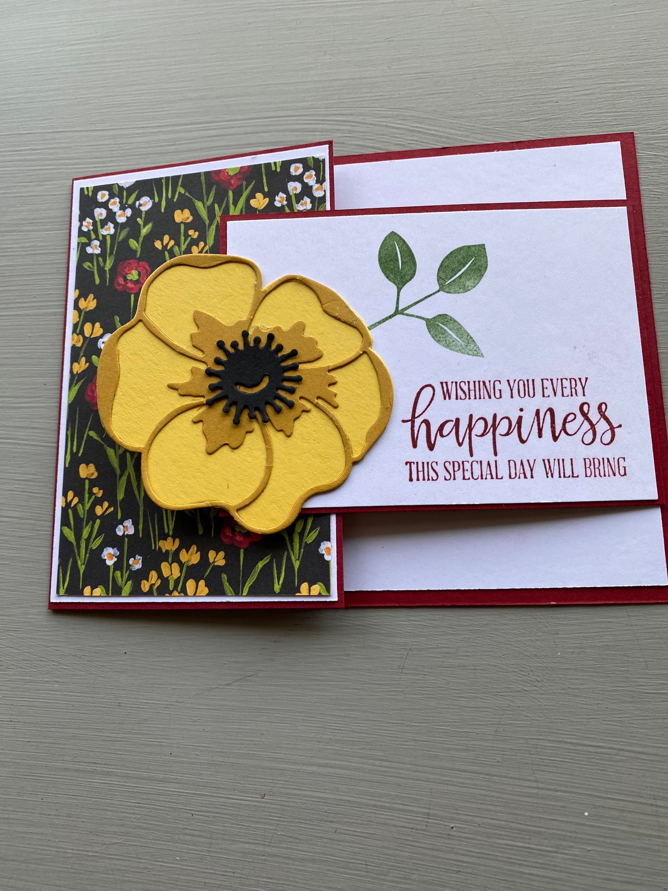 Card Kit 4 Cards or Single Pre-made Card, DIY, Birthday, Card, Greeting ...