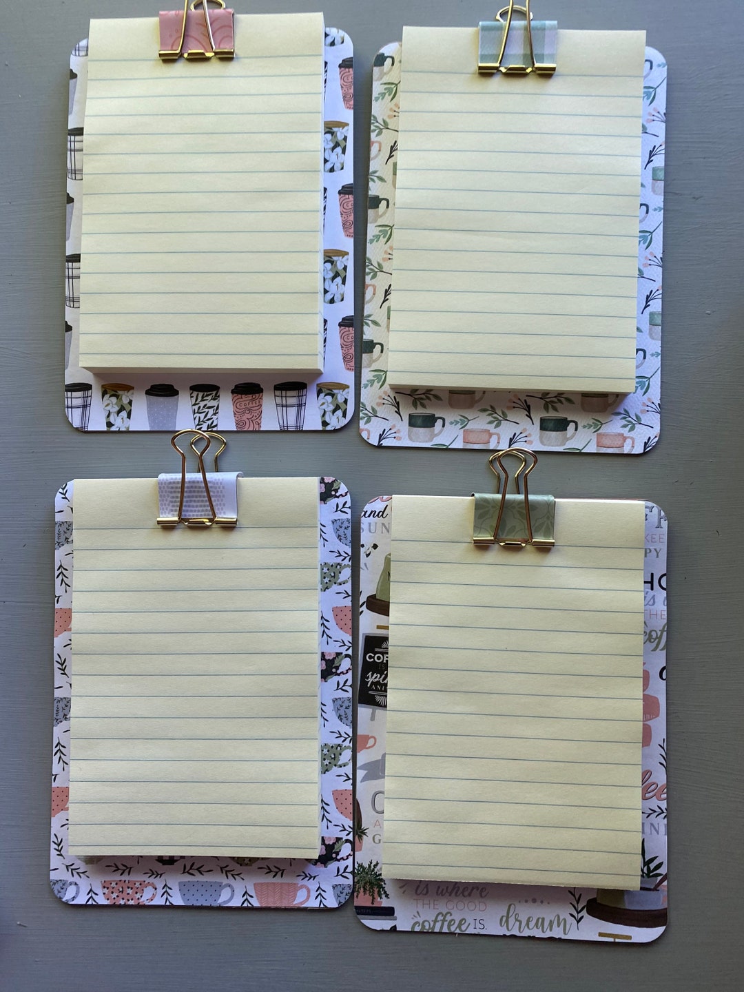 Mini Clipboards, Notepads, Sticky Notes, Paper, Coffee, Office Gifts ...