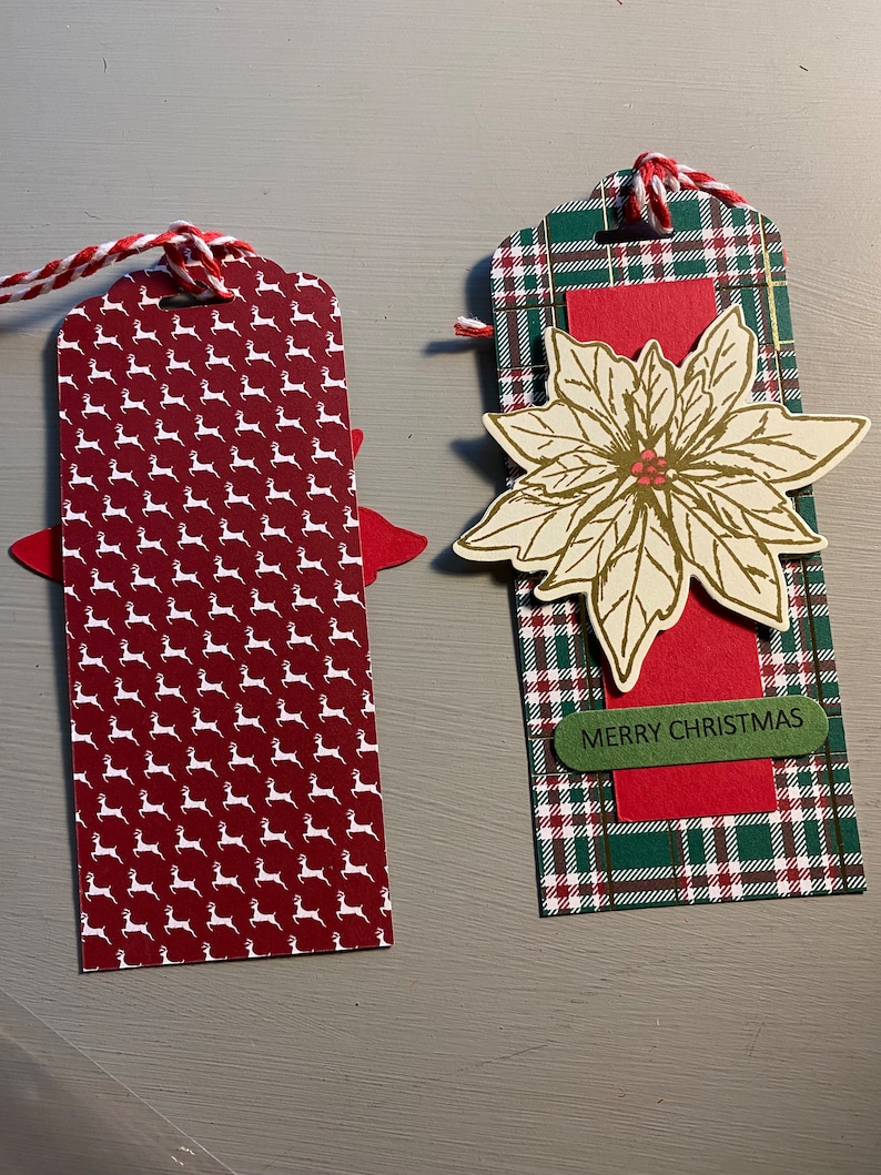 Christmas Gift Tags Handmade Holiday Gift Tags Winter Tags - Etsy