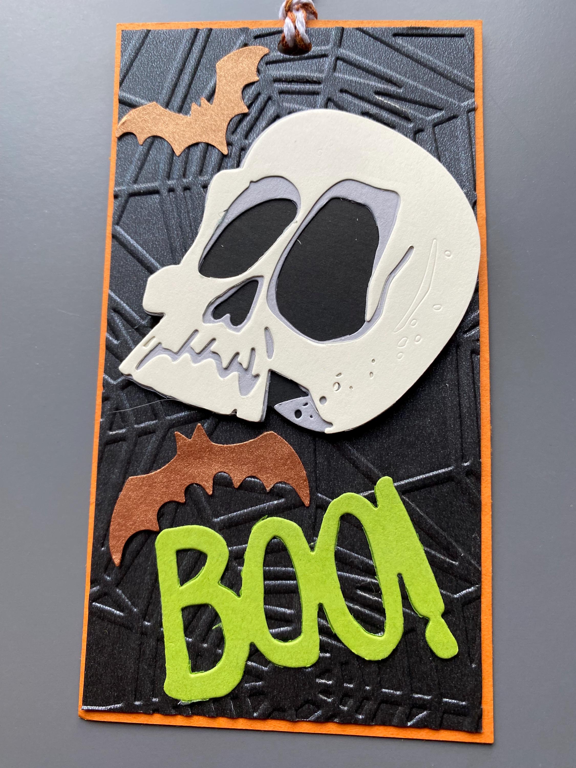 Halloween Gift Tags Handmade, Skeleton Gift Tags, Boo, Spider Web ...