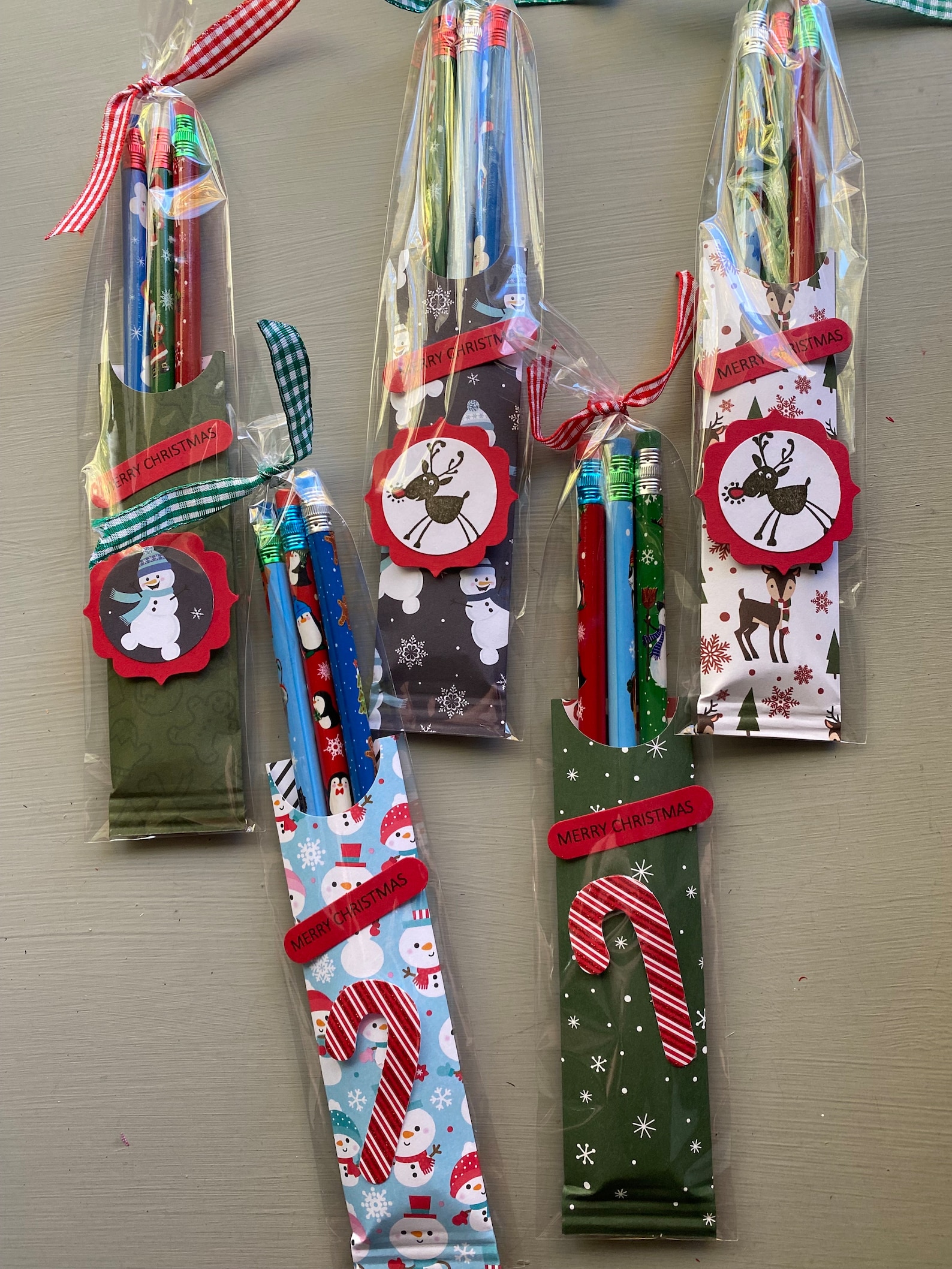 Package of 3 Christmas Pencil Treats, Pencils Included. Merry Christmas ...